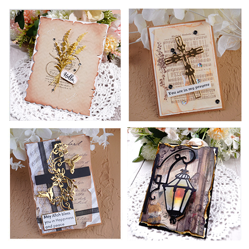 Distressing Techniques on Card stock: Aging and Vintage Effects ...