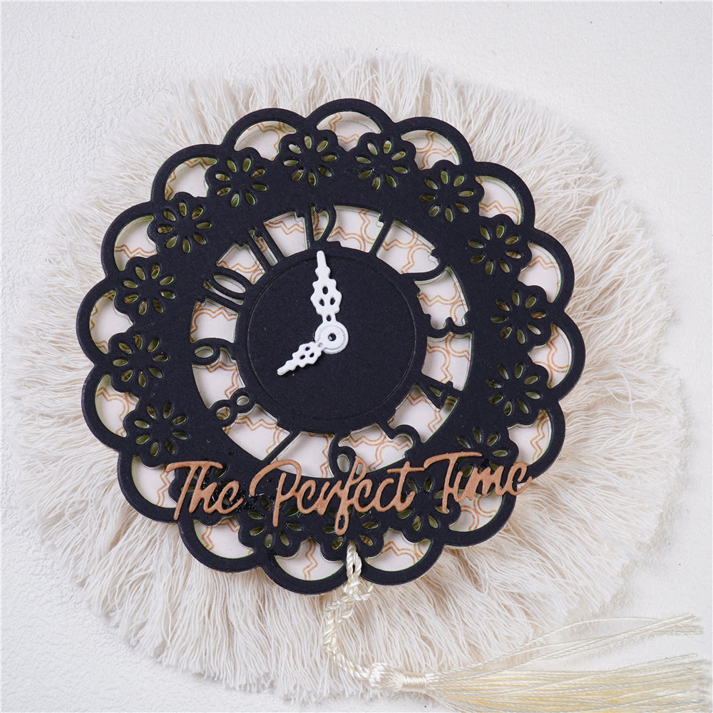 Lace Cluster Clock Cutting Dies – kokorosastudio.com