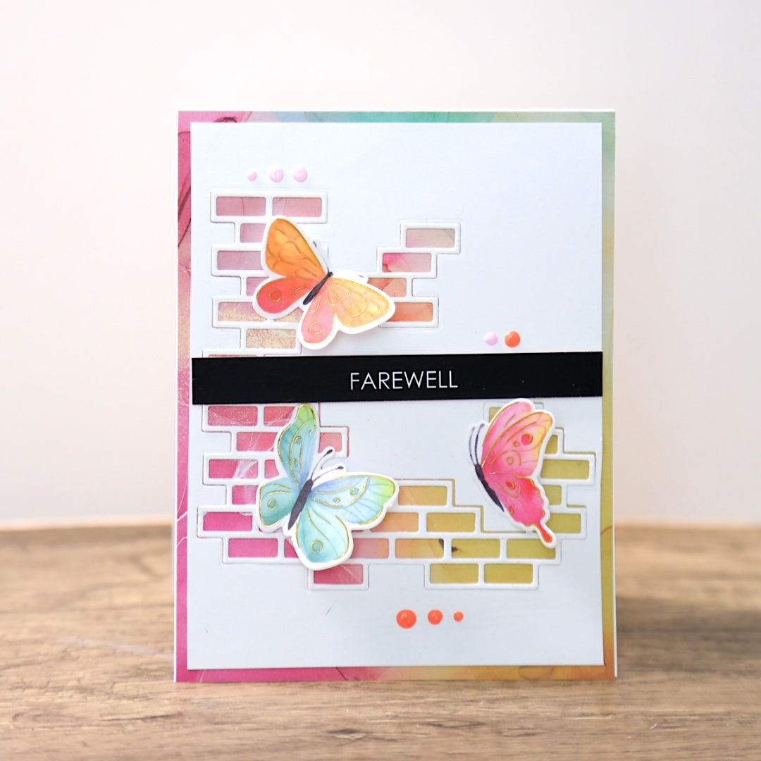 Die Cut Shapes with Irregular Hollow Brick Wall Metal Cutting Dies ...