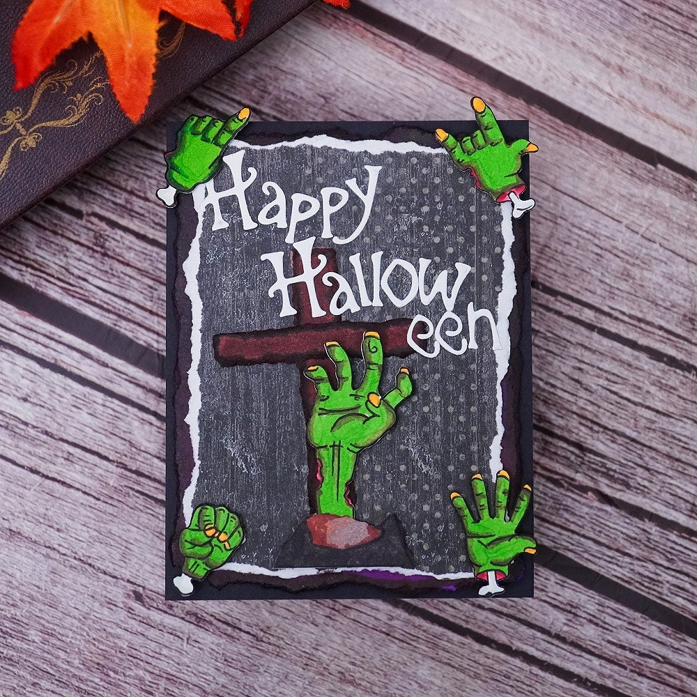 Kokorosa Metal Cutting Dies with Zombie Hands – kokorosastudio.com