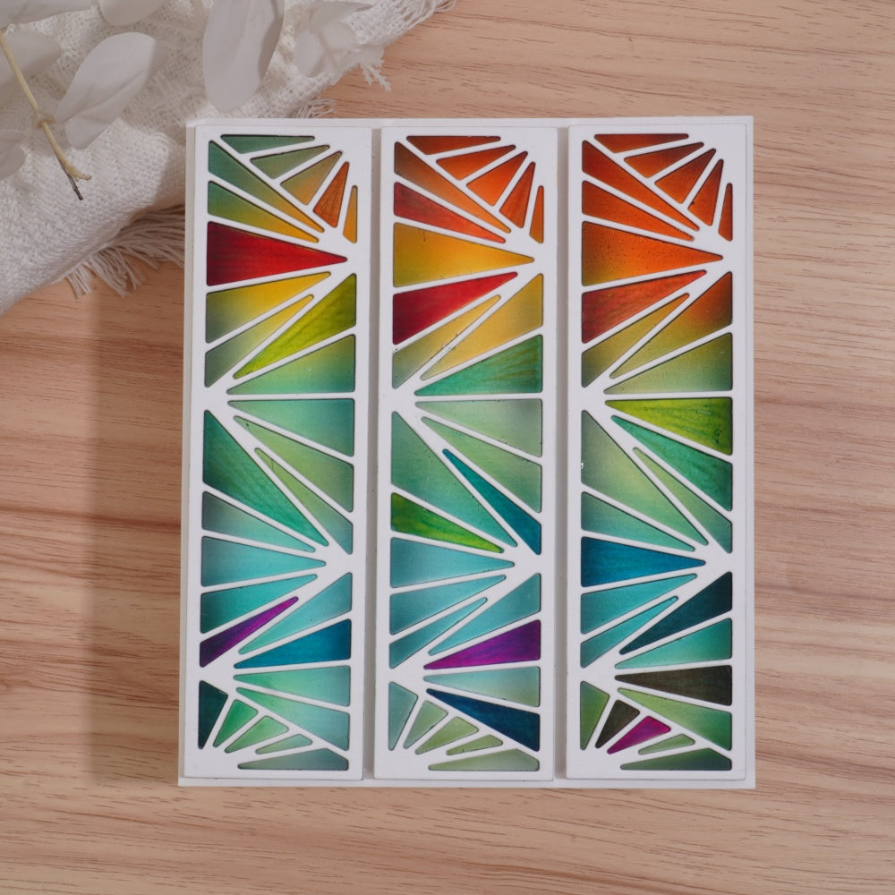 Kokorosa Metal Cutting Dies with Triangle Frame Border – kokorosastudio.com