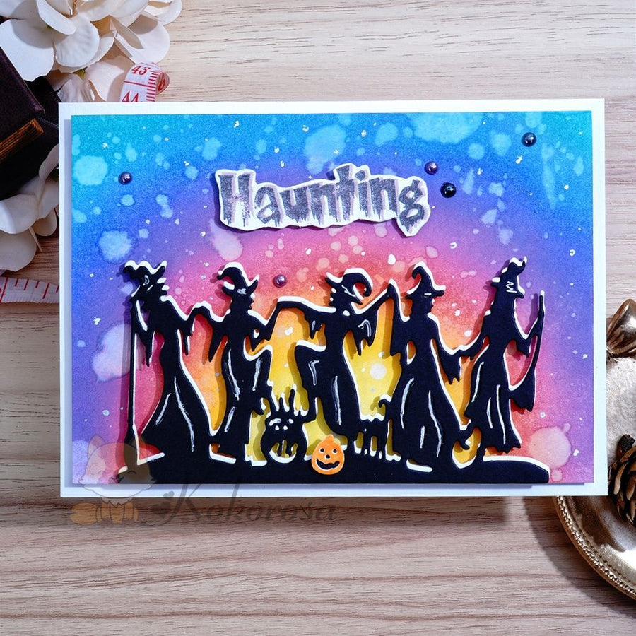 DIY Halloween Paper Crafts with KOKOROSA's spooktacular Halloween dies ...
