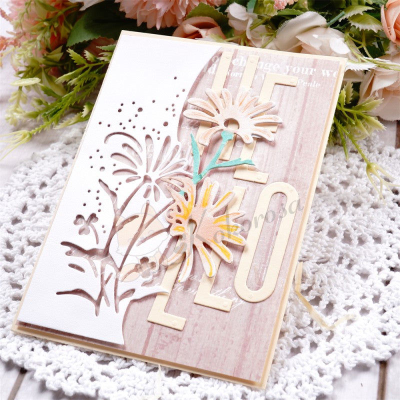 Die Cutting Dies with Daisy Lace Background Board Die Cuts for Card ...