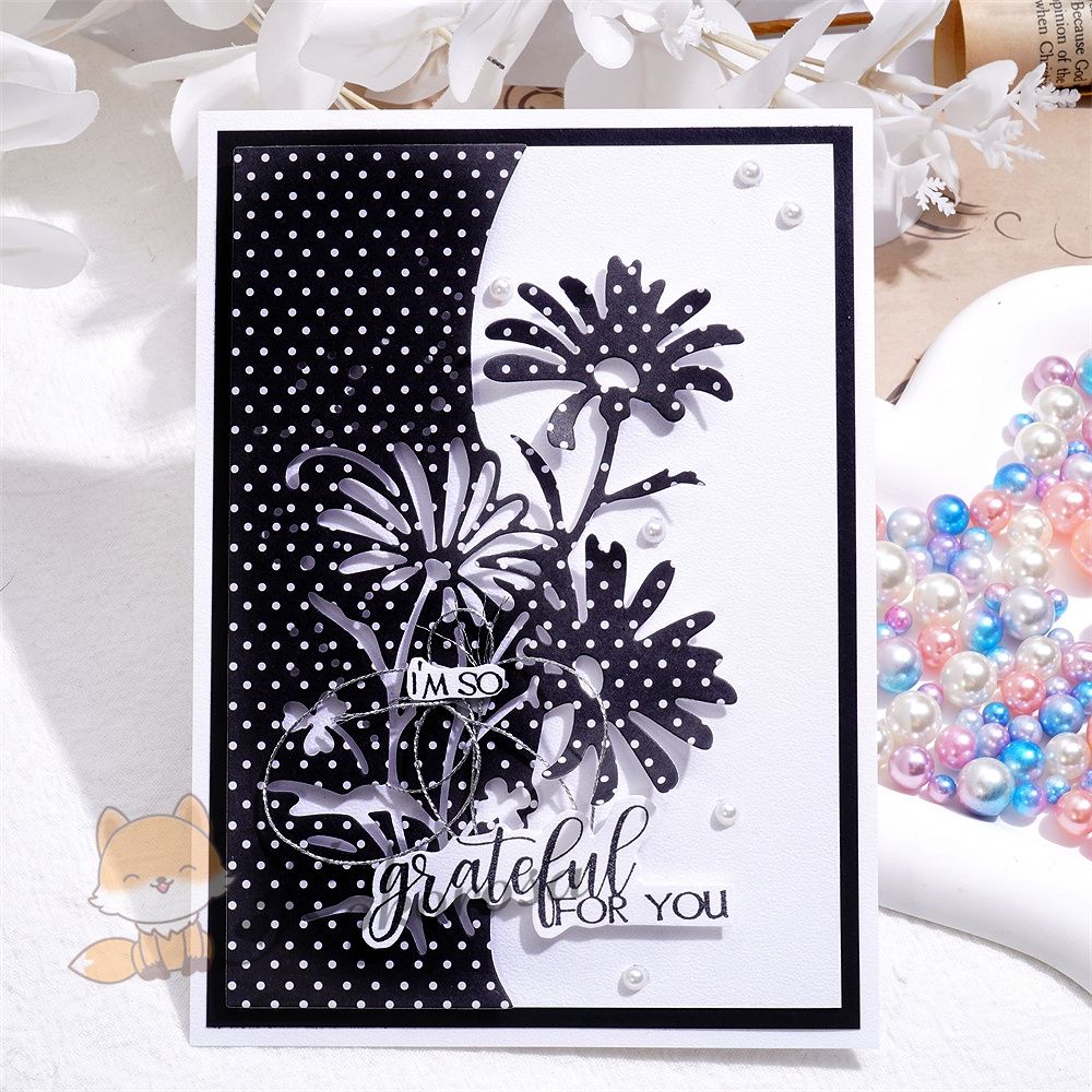 Die Cutting Dies with Daisy Lace Background Board Die Cuts for Card ...