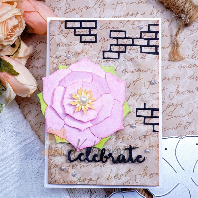 Kokorosa Metal Cutting Dies with Layered Lotus – kokorosastudio.com