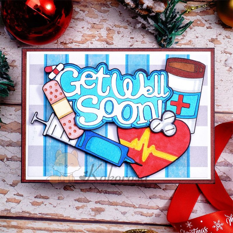 Die Cuts for Card Making with Medical Gears Cutting Dies ...