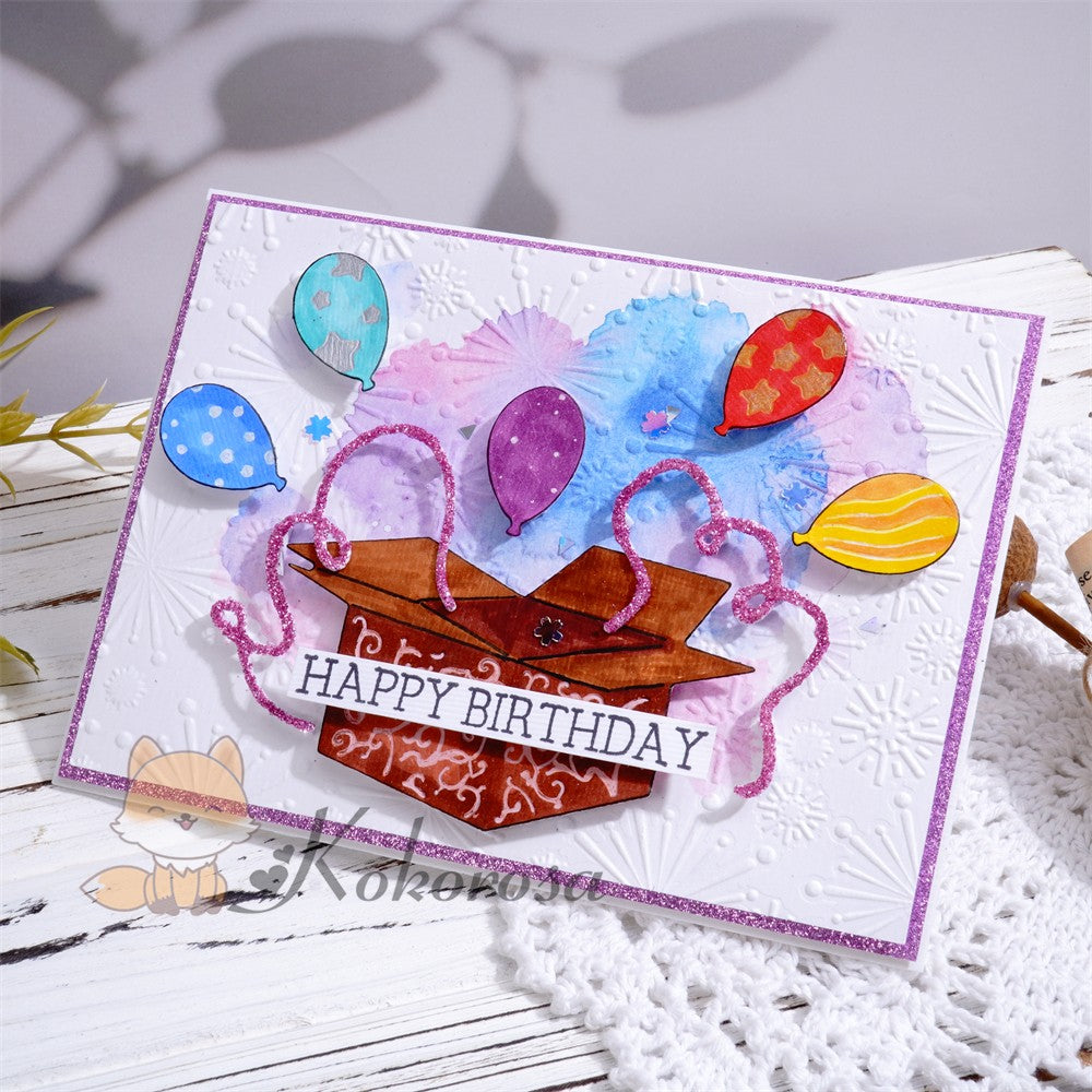 Kokorosa Metal Cutting Dies with Balloons Flying From Box ...