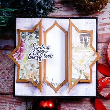 Metal Cutting Dies With Background Board For Card Making ...