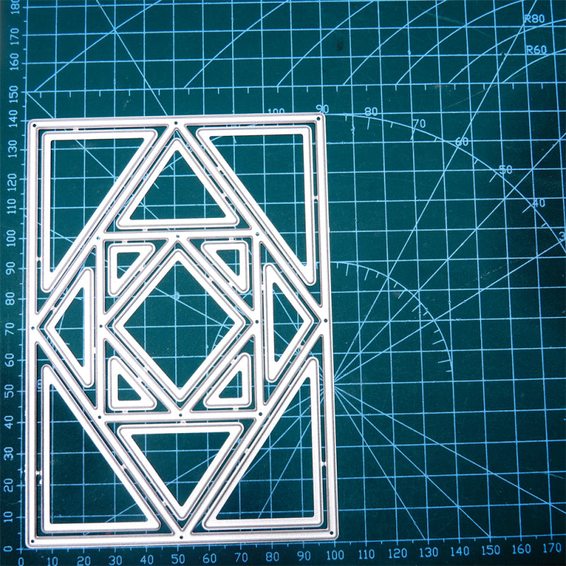 Metal Cutting Dies With Classic Rectangle Border For Card Making ...