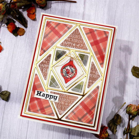 Metal Cutting Dies With Classic Rectangle Border For Card Making ...