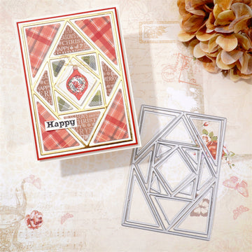 Metal Cutting Dies With Classic Rectangle Border For Card Making ...