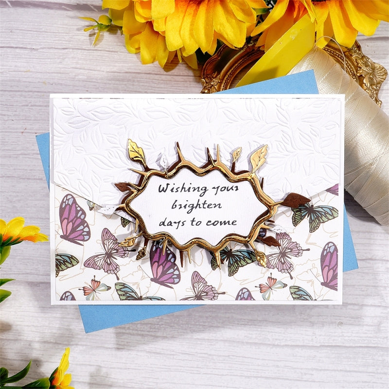 Metal Cutting Dies With Irregular Shape of Border For Card Making ...