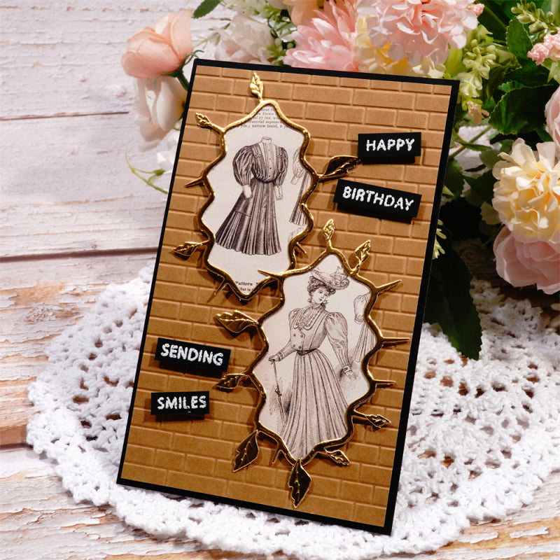 Metal Cutting Dies With Irregular Shape of Border For Card Making ...