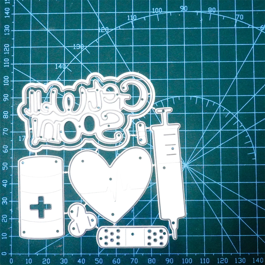 Die Cuts for Card Making with Medical Gears Cutting Dies ...