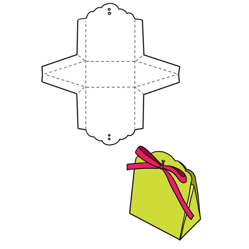 Kokorosa Taper Shaped Treat Box Metal Cutting Dies – kokorosastudio.com