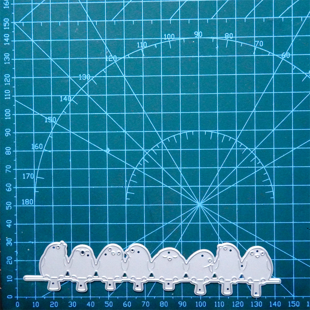 Metal Cutting Dies With Row of Birds For Card Making – kokorosastudio.com